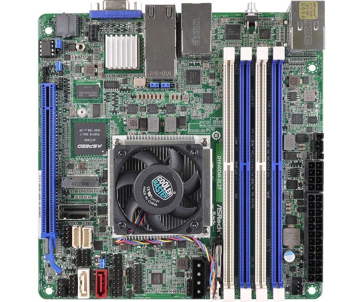 ASRock Rack > Server Motherboard > D1540D4I-2L2T