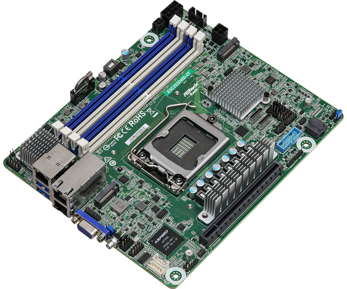 ASRock Rack > Server Motherboard > E3C252D4ID-2T