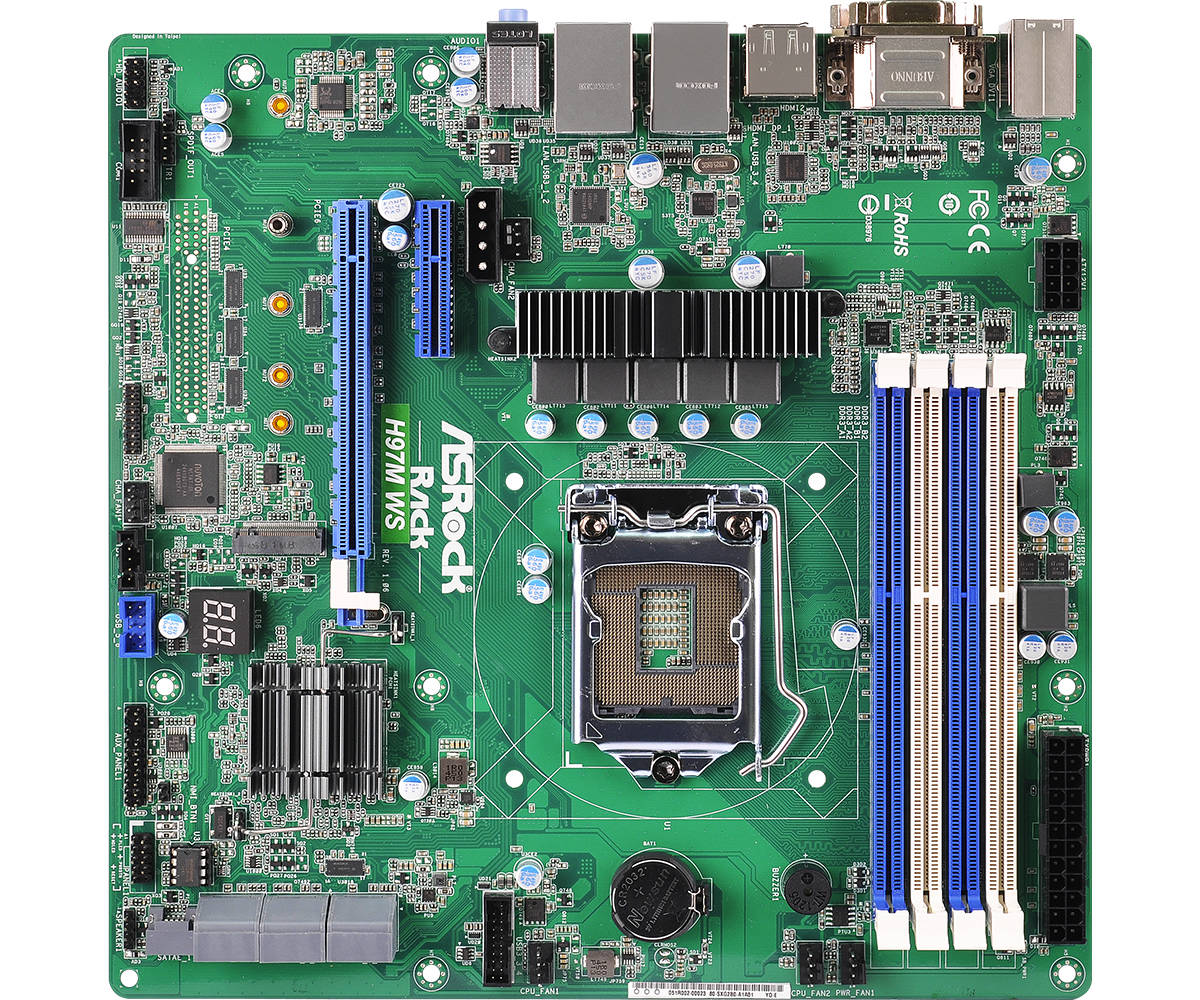 ASRock Rack > Workstation > H97M WS