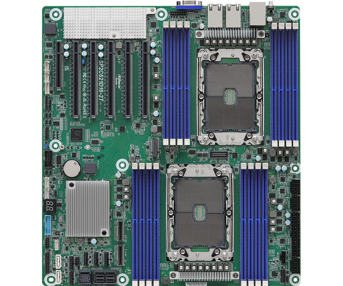 ASRock Rack > Server Motherboard > SP2C621D16-2T/X550
