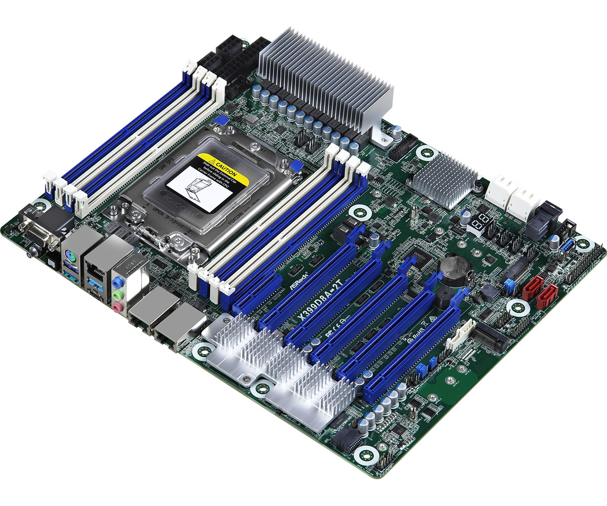 ASRock Rack > Server Motherboard > X399D8A-2T